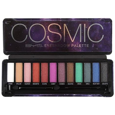 Amazon BYS Cosmic Eyeshadow Palette Tin With Mirror Applicator Shades Shimmer Unicorn