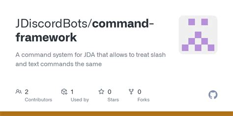 Github Jdiscordbotscommand Framework A Command System For Jda That Allows To Treat Slash And