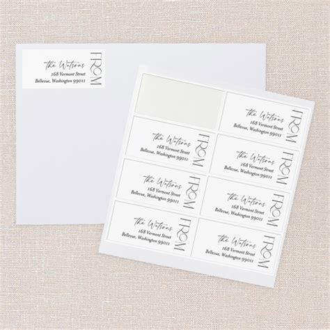 Stylized Statement Address Label By Yours Truly Shutterfly