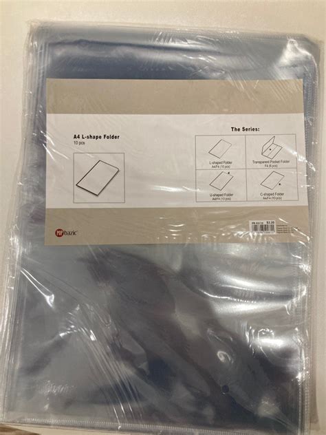 A4 L Shape Folder Hobbies And Toys Stationery And Craft Stationery
