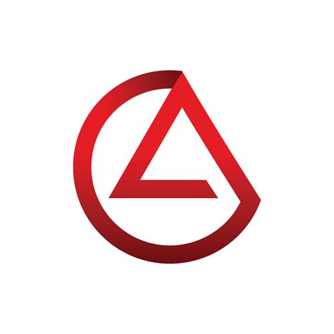 Red Circle Triangle Logo Design Vector Art At Vecteezy