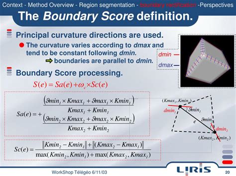 Ppt Curvature Based Triangle Mesh Segmentation With Boundary Rectification Powerpoint