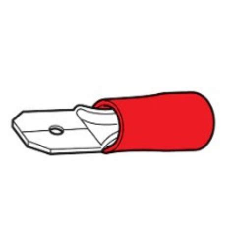 Crimp Terminal Male Blade Red Australian Boating Supplies