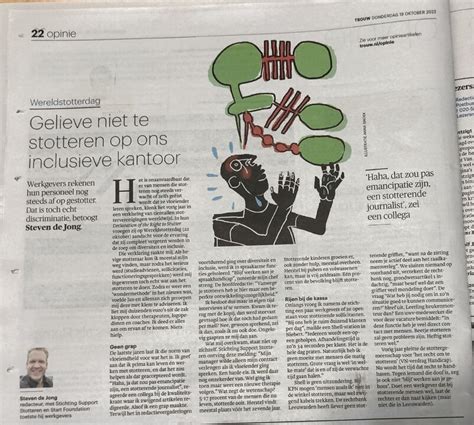 Gelieve Niet Te Stotteren Op Onze Inclusieve Werkvloer