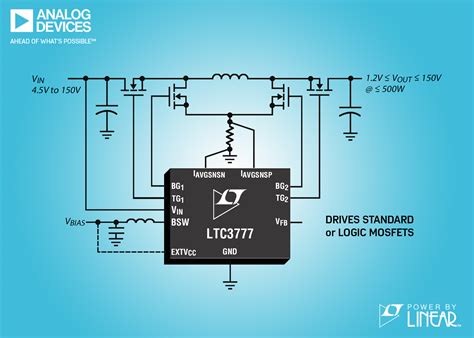 Ltc 150vin And Vout Synchronous 4 Switch Buck Boost Controller Electronics Weekly