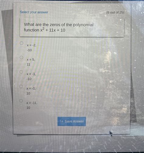 solved what are the zeros of the polynomialfunction