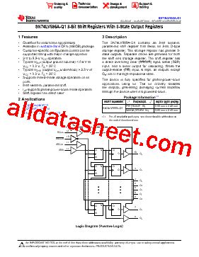 SN74LV595A Datasheet PDF Texas Instruments
