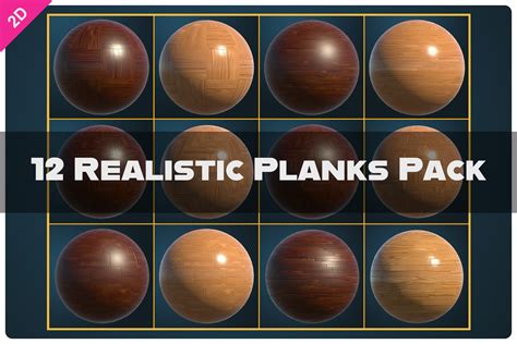Pbr Planks Bundle Urp Displacement 2d Floors Unity Asset Store