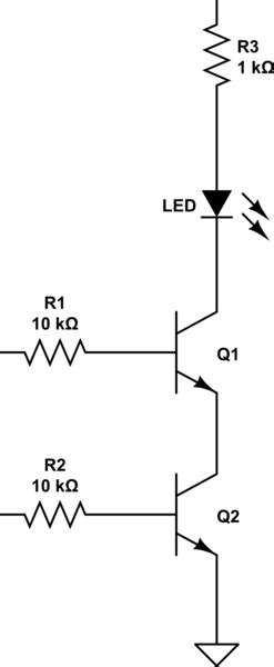 Why Doesn T This NPN Transistor AND Gate Work Electrical Engineering