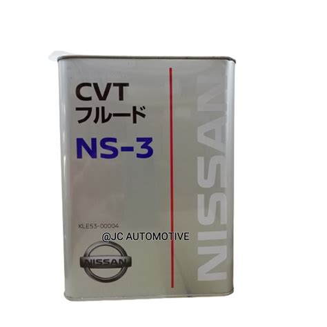 Nissan Cvt Fluid Ns 3 Transmission Fluid Ns3 Nissan X Trail T31n Murano