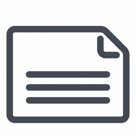 Document Landscape Orientation Page Icon Download On Iconfinder