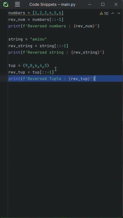 Master Reversing Lists Strings And Tuples In Python 60 Seconds Code