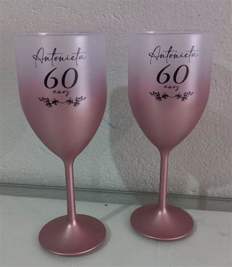 100 Taças de Vinho 320ml Jateada Degrade Personalizadas Elo7
