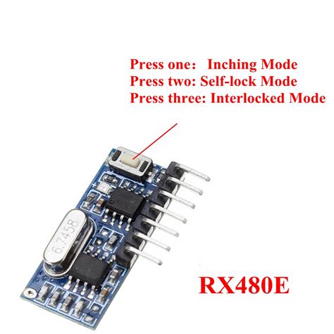 ask wireless receiving module with decoding ev1527 encoding transmitte