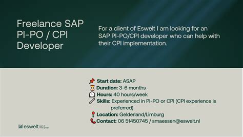 Sanne Maessen On Linkedin Sap Integration Developer