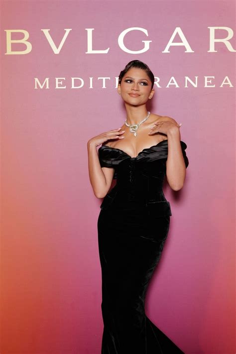 Zendaya At Bulgari Mediterranea High Jewelry Event At Palazzo Ducale In