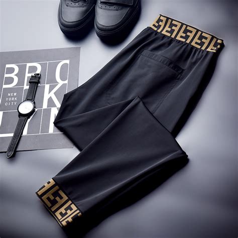 กางเกงกีฬาลําลอง ผ้าเรยอน แบบบาง ทรงหลวม แฟชั่นฤดูร้อน สําหรับผู้ชาย 78zhehui Th Thaipick