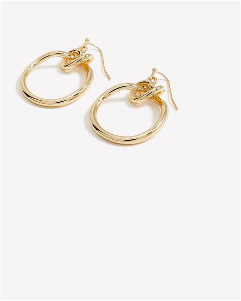 Boucles D Oreilles Anneaux Avec Noeud Penningtons