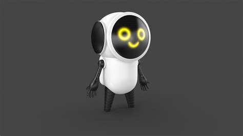 Modelo 3d Cute Robot Turbosquid 2044986