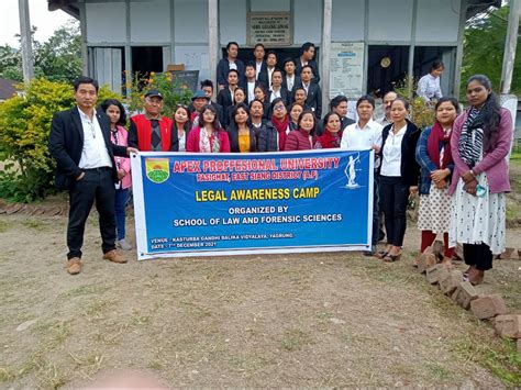 A Legal Aid Awareness Programme Apex Professional University