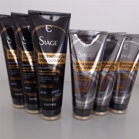 kit Eudora Regeneração pós Química Shampoo 250 ml Condicionador 200