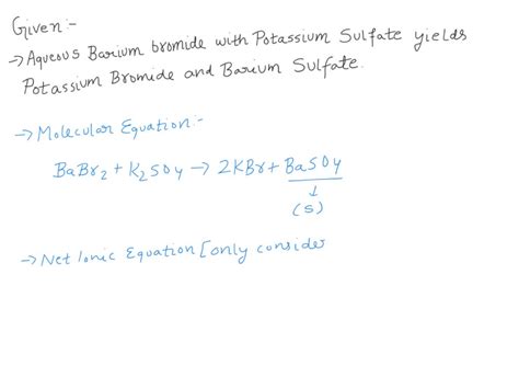 Bromine And Barium Reaction At Spencer Weedon Blog