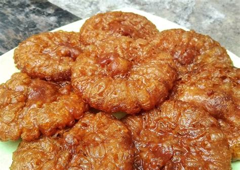 Resep Kue Cucur Legit Gula Merah Bersarang Anti Gagal