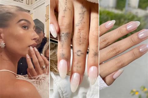 How To Do Hailey Biebers Glazed Donut Nails At Home