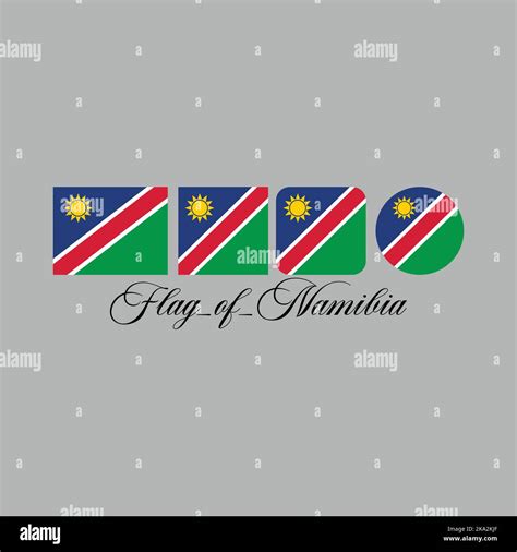 Flag Of Namibia Stock Vector Image And Art Alamy