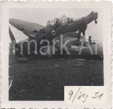 R576 Foto Wehrmacht Luftwaffe Flugzeug Wappen Emblem Ju87 9 Stg 31