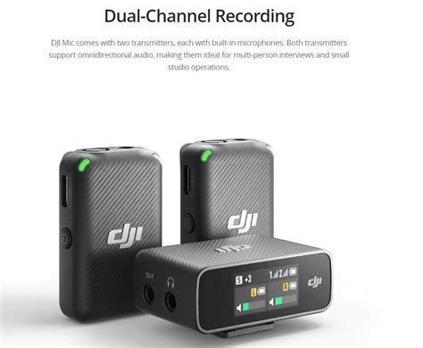 Wireless Microphone Dji Mic Tx Rx
