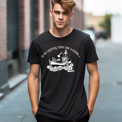 Retro Disney Mickey Mouse Steamboat Willie T Shirt Vintage Disney