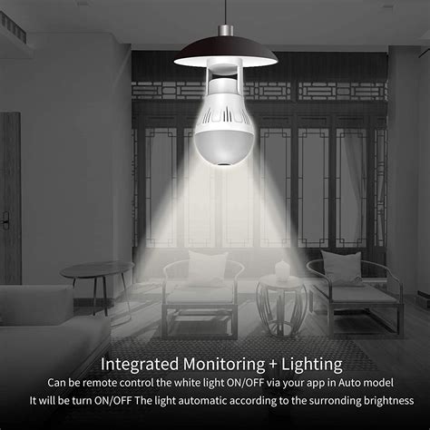 Hd 1080p Light Bulb Camera Wireless 360 Degree Panoramic Ip Cam Lamp