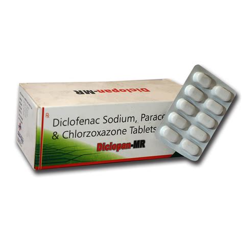 Diclofenac Chlorzoxazone Paracetamol Tablet At ₹ 200box Diclofenac Paracetamol And