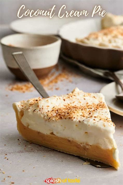 Homemade Classic Coconut Cream Pie Recipe