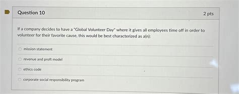 solved question 102 ﻿ptsif a company decides to have a
