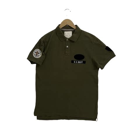 Military Us Navy Polo Shirt Military Fashion Grailed