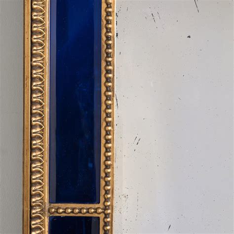 1920s Italian Blue Glass Mirror For Sale At 1stdibs