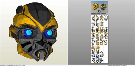Transformer Papercraft Superderformed Transformers Dinobot Sludge