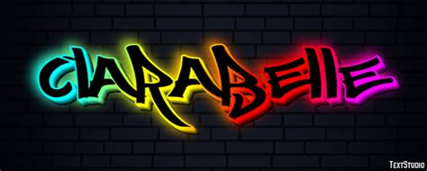 Clarabelle Text Effect And Logo Design Name