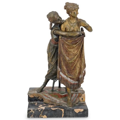 Bid Now Franz Bergman Nam Greb Viennese Bronze Erotic Statue