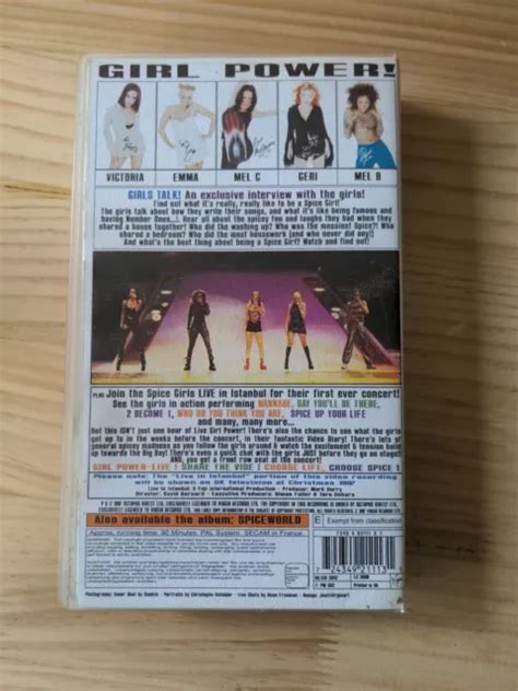 THE SPICE GIRLS Girl Power Live In Istanbul Girl Talk The Story So Far VHS PicClick UK