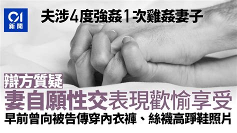 夫涉4強姦1雞姦妻 辯方指x性交時享受投入並感歡愉 X一概否認