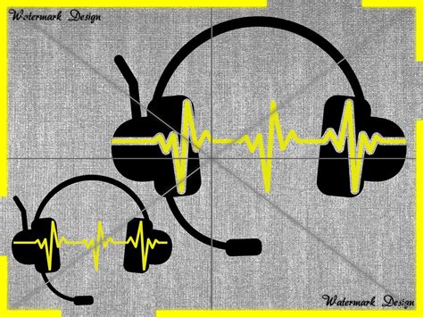 Headset Heartbeat Dispatcher Svg 911 Dispatch Svg Etsy