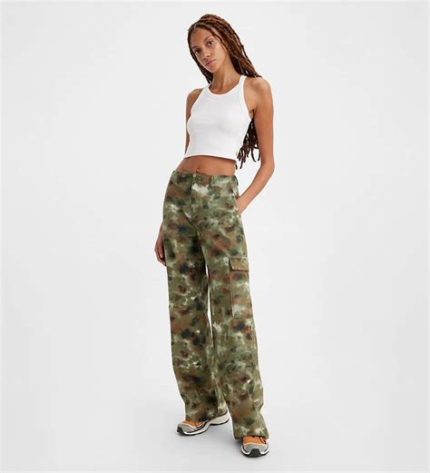 Baggy Cargo Pants Green Levis® Kz