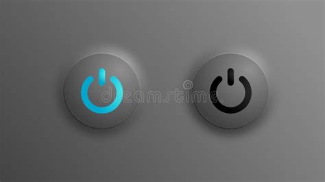 Neumorphism Switch On And Off Icons On And Off Slide Buttons Devices User Interface Mockup Or