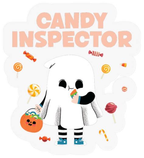 Halloween Candy Corn Inspector Funny Stickers Sold By Krulsaran2250us
