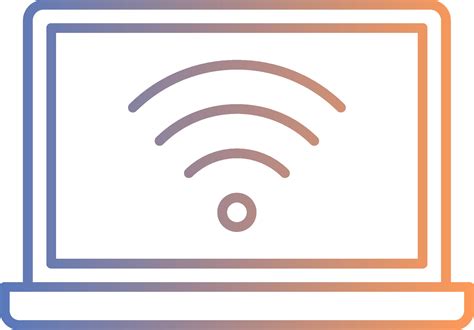 Internet Connection Line Gradient Icon 36984100 Vector Art At Vecteezy