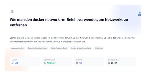 Wie Man Den Docker Network Rm Befehl Verwendet Um Netzwerke Zu