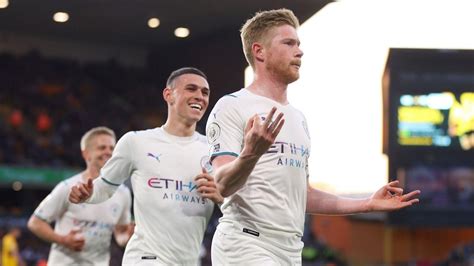 Wolves Vs Manchester City Live Score Kevin De Bruyne Scores Four
